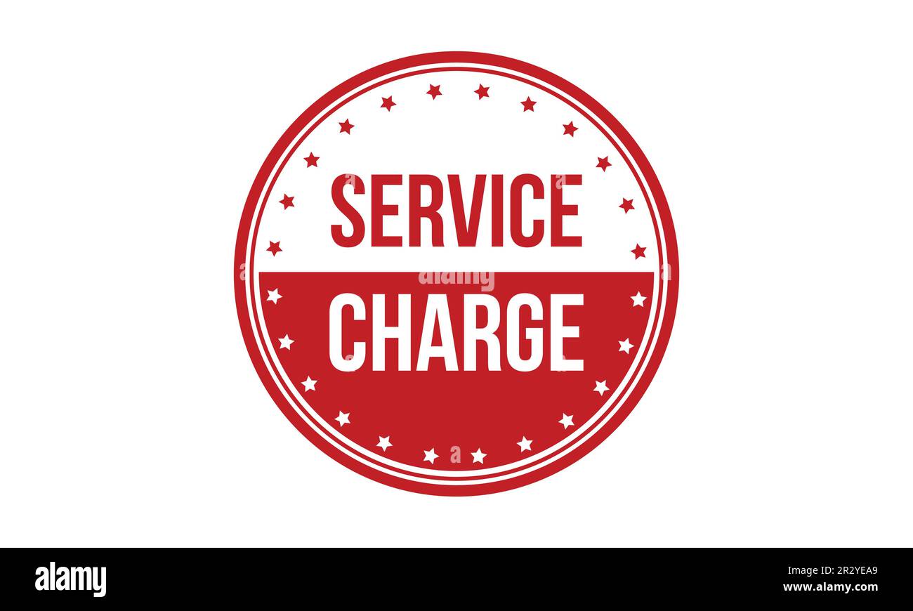 Service Charge Rubber Stamp Seal Vector Stock Vector Image & Art - Alamy