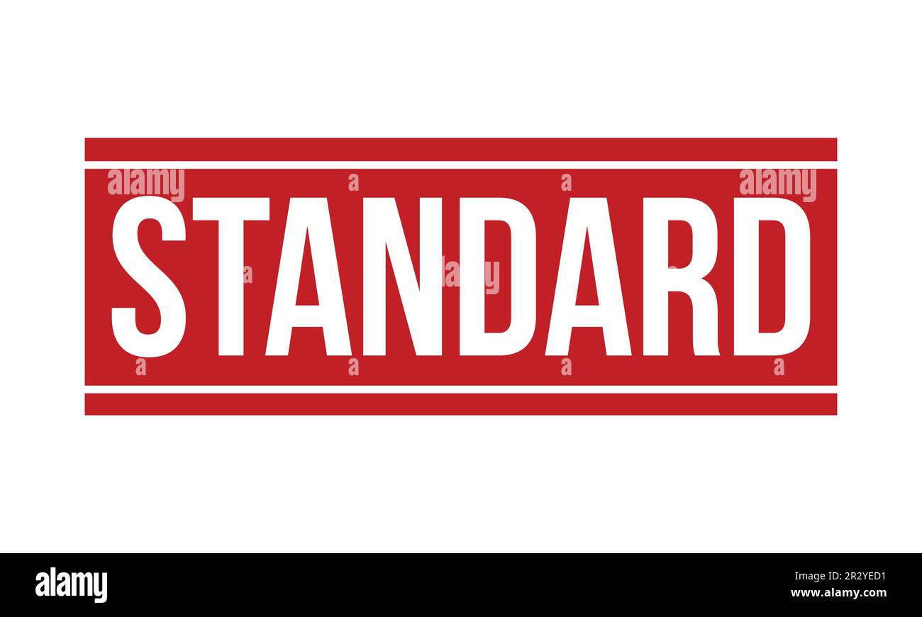 Standard Rubber Stamp Seal Vector Stock Vector Image & Art - Alamy
