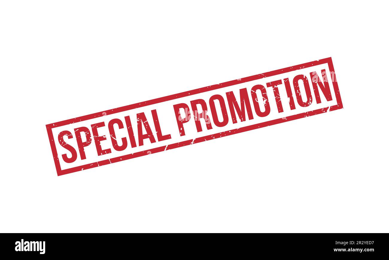 Special Promotion Rubber Stamp Seal Vector Stock Vector Image & Art - Alamy