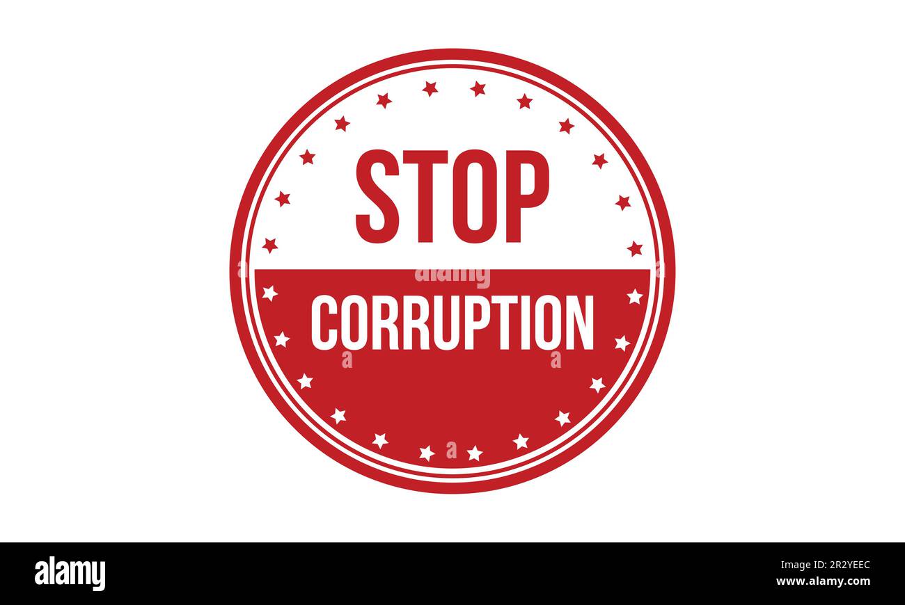 Stop corruption stamp hi-res stock photography and images - Alamy