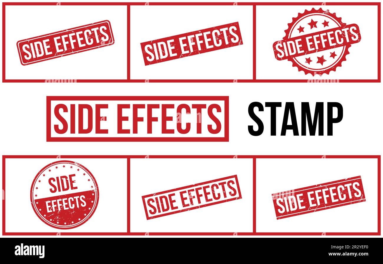 No side effects stamp hi-res stock photography and images - Alamy