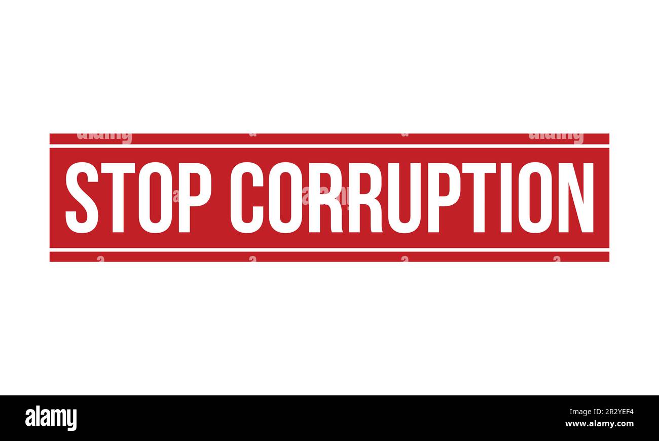 Stop Corruption Rubber Stamp Seal Vector Stock Vector Image & Art - Alamy