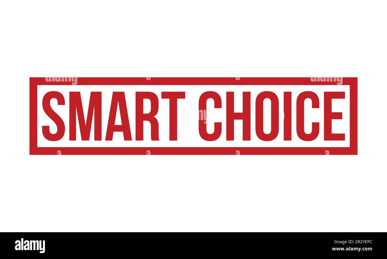 Smart choice stamp hi-res stock photography and images - Alamy