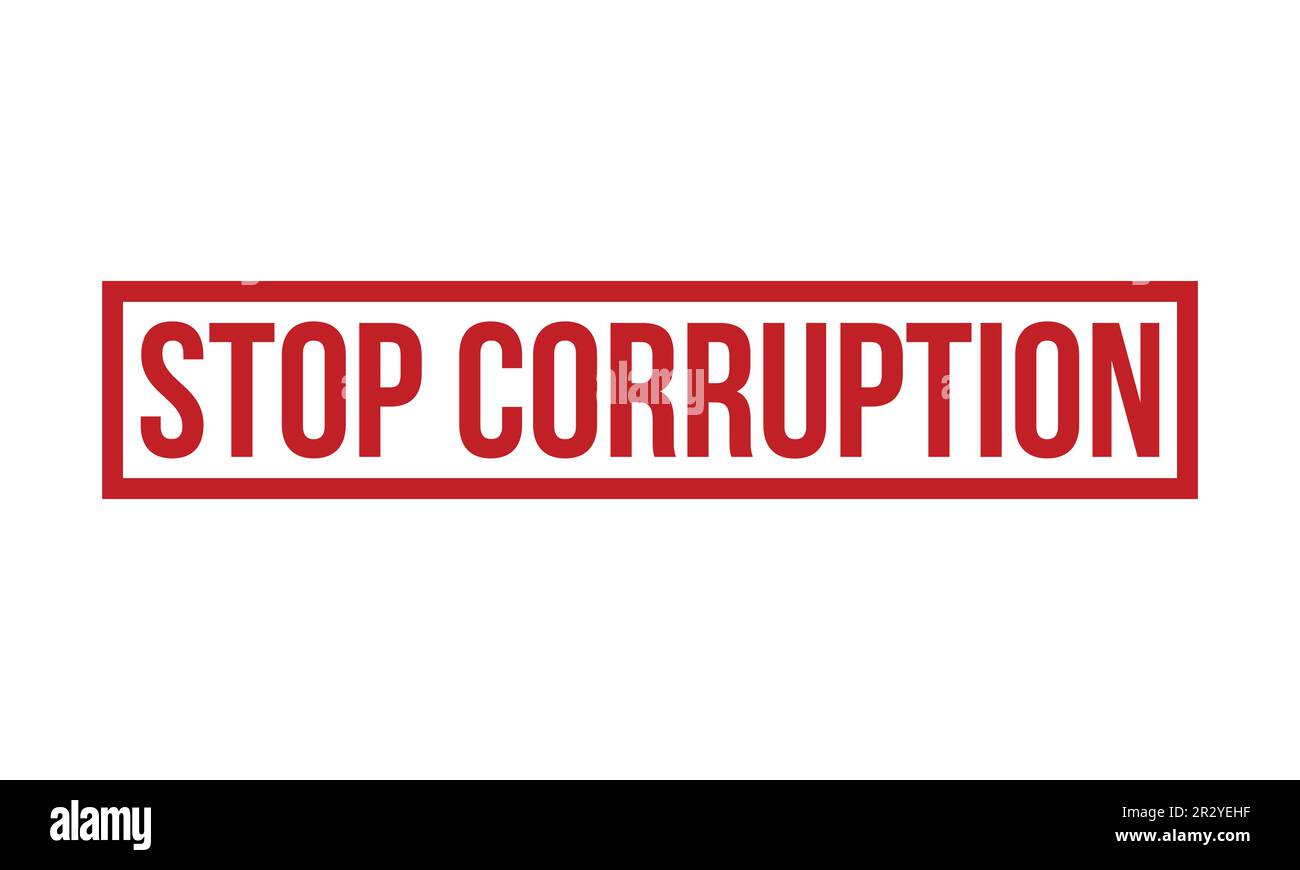 Stop Corruption Rubber Stamp Seal Vector Stock Vector Image & Art - Alamy