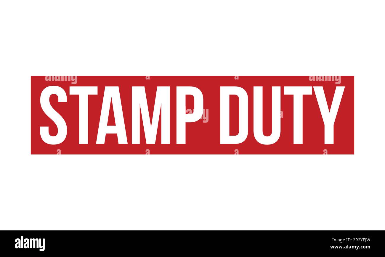 Stamp Duty Rubber Stamp Seal Vector Stock Vector Image & Art - Alamy