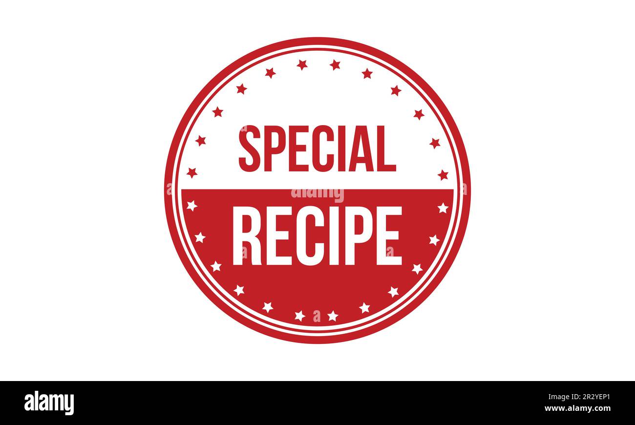 Special recipe stamp hi-res stock photography and images - Alamy