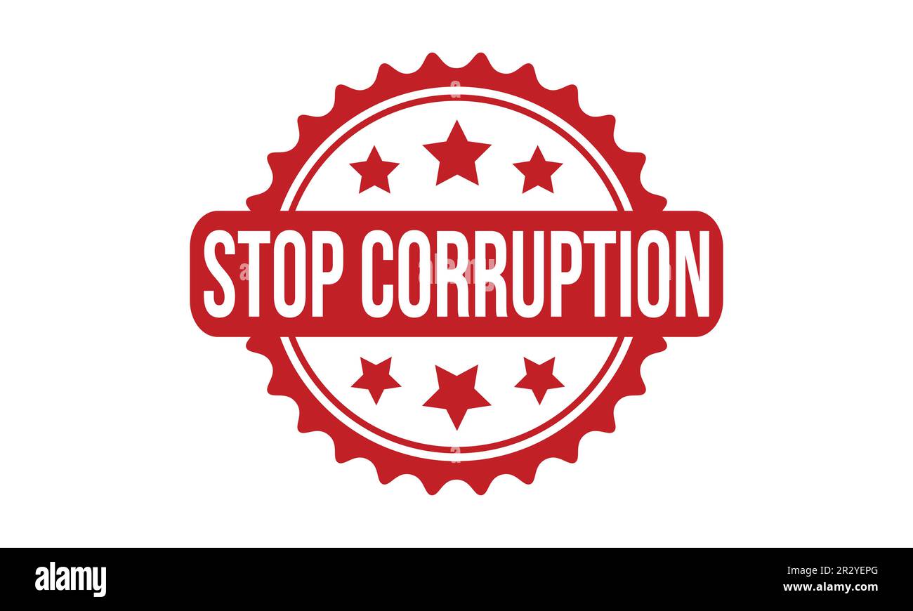 Stop Corruption Rubber Stamp Seal Vector Stock Vector Image & Art - Alamy