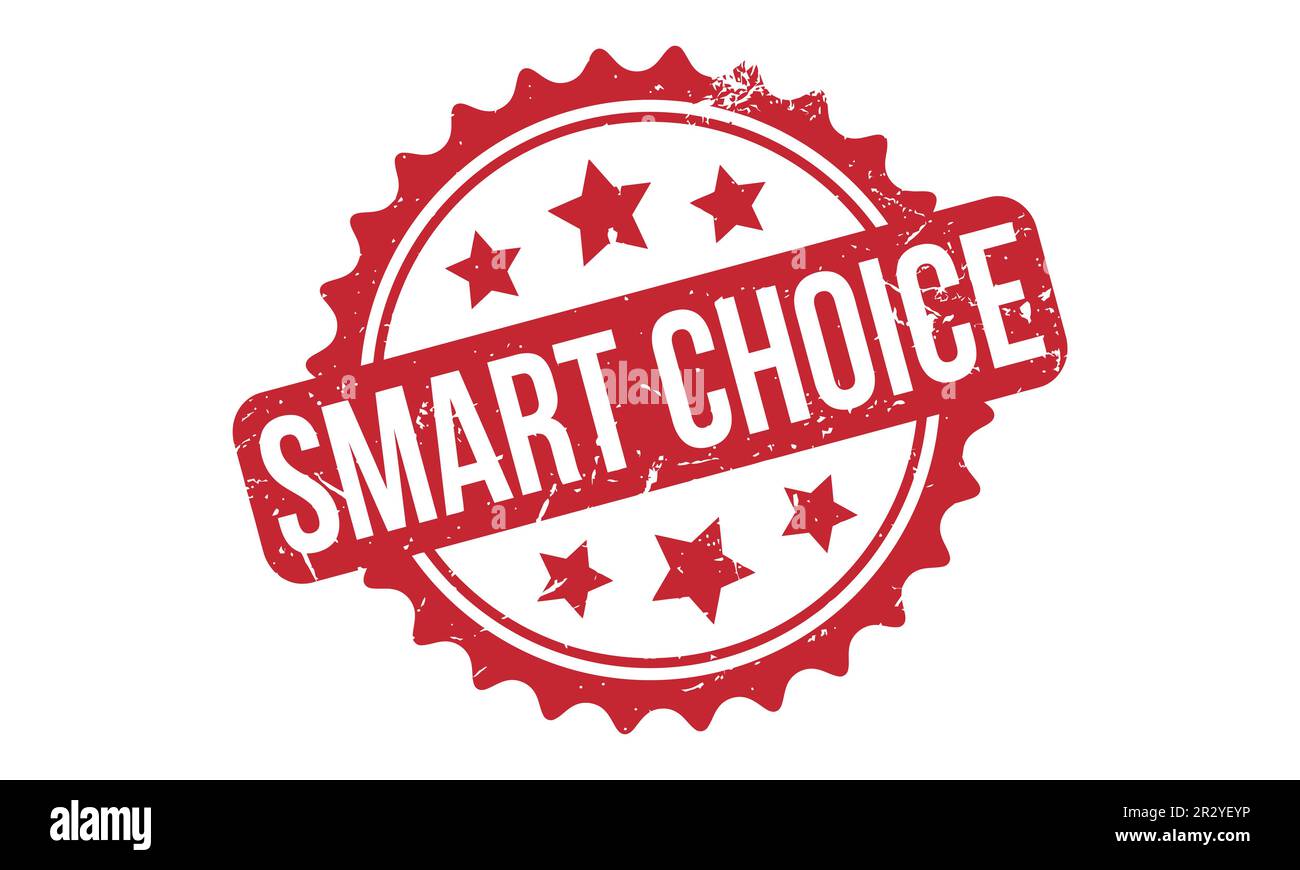 Smart Choice Rubber Stamp Seal Vector Stock Vector Image & Art - Alamy