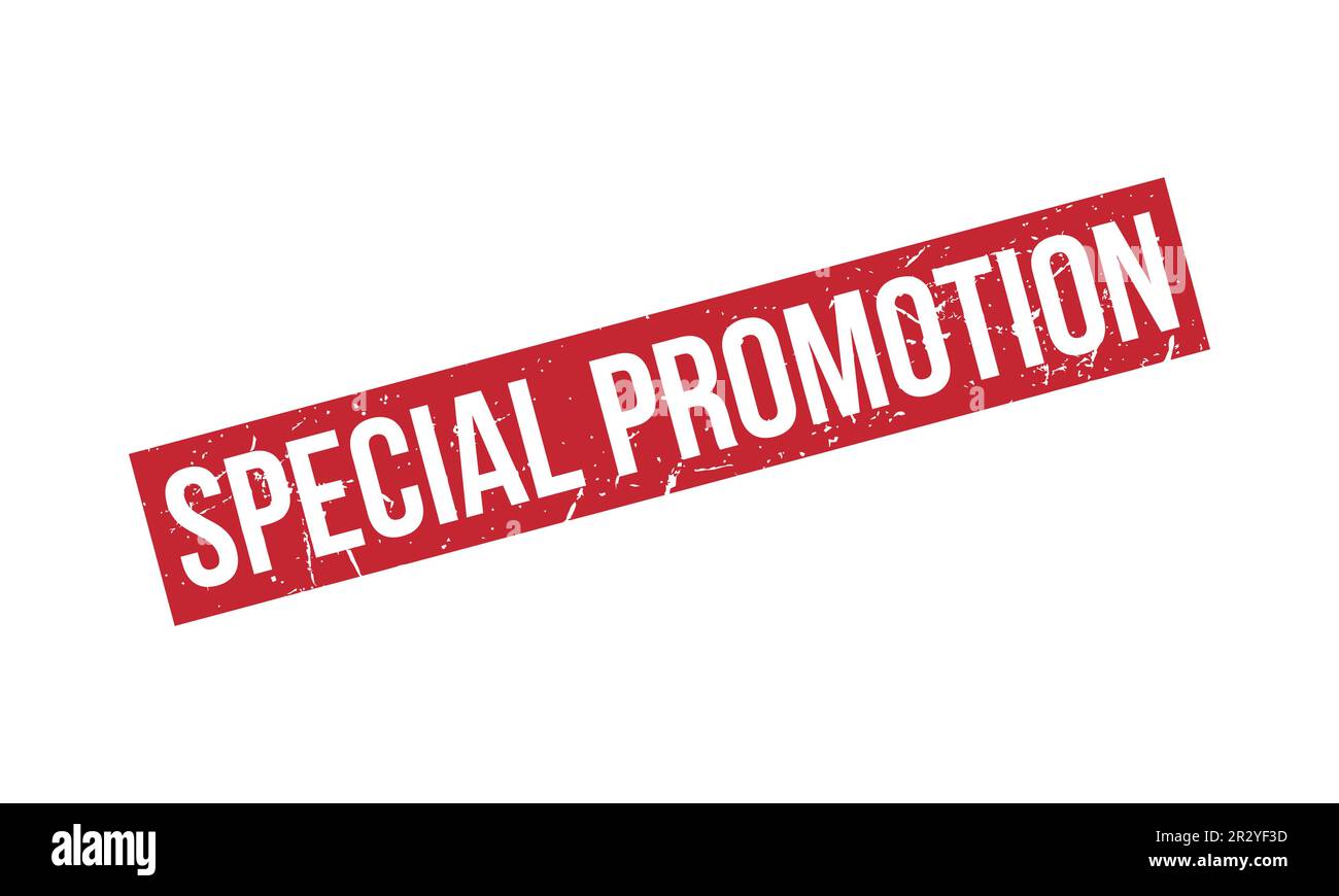 Special Promotion Rubber Stamp Seal Vector Stock Vector Image & Art - Alamy