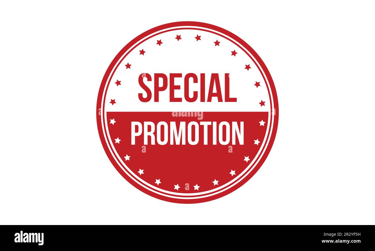 Special Promotion Rubber Stamp Seal Vector Stock Vector Image & Art - Alamy