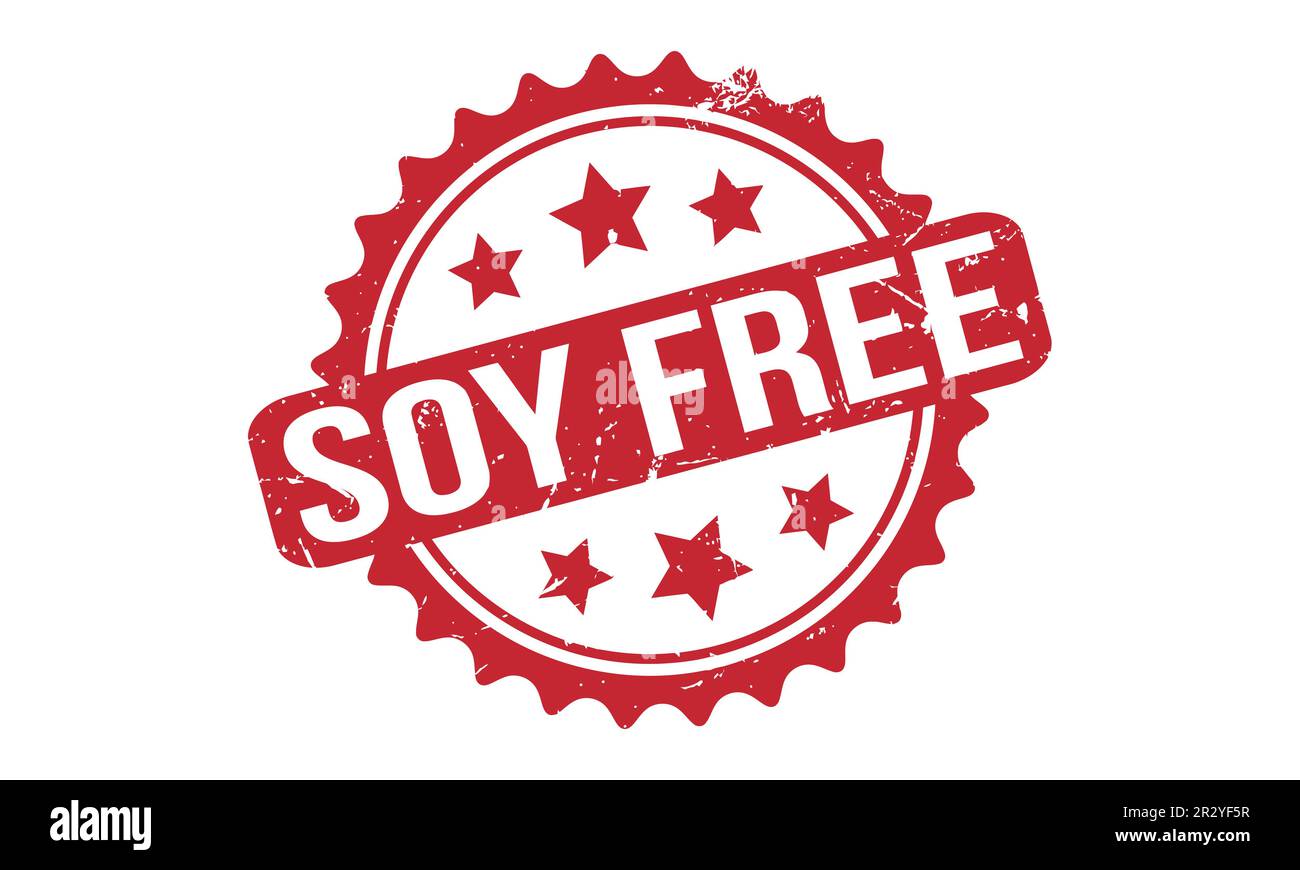 Soy Free Rubber Stamp Seal Vector Stock Vector Image & Art - Alamy