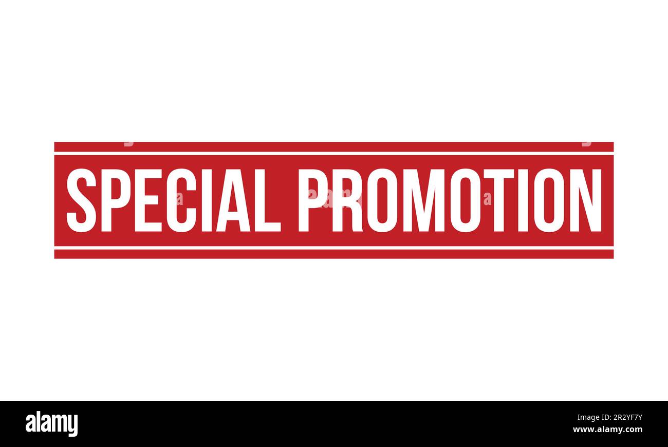Special Promotion Rubber Stamp Seal Vector Stock Vector Image & Art - Alamy