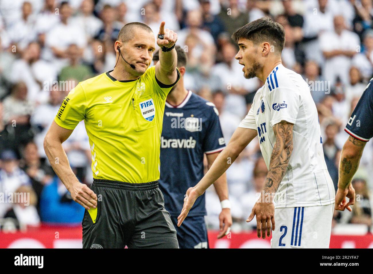 Copenhagen, Denmark. 21st May, 2023. Referee Mads-Kristoffer ...