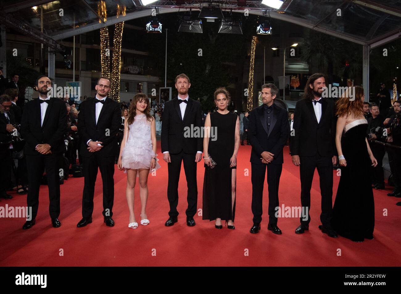 Cannes, France. 21st May, 2023. Yacine Badday, Marie Jung, Patience ...