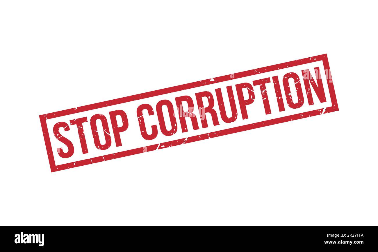 Stop Corruption Rubber Stamp Seal Vector Stock Vector Image & Art - Alamy