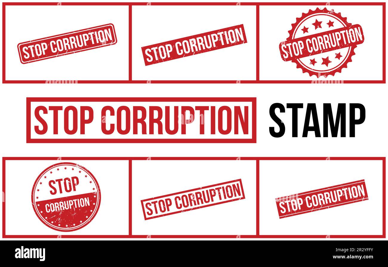 Corruption rubber stamp hi-res stock photography and images - Alamy