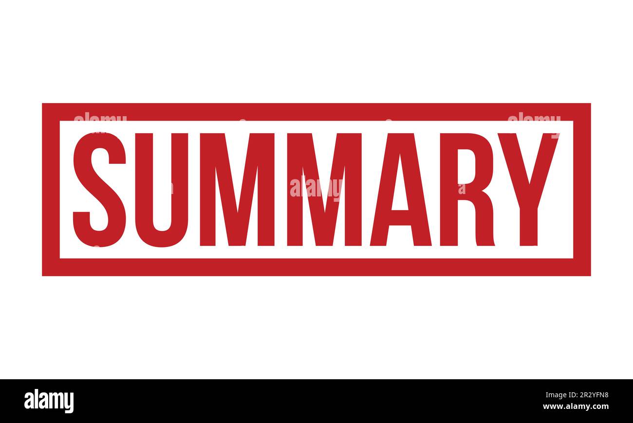 Summary stamp Stock Vector Images - Alamy