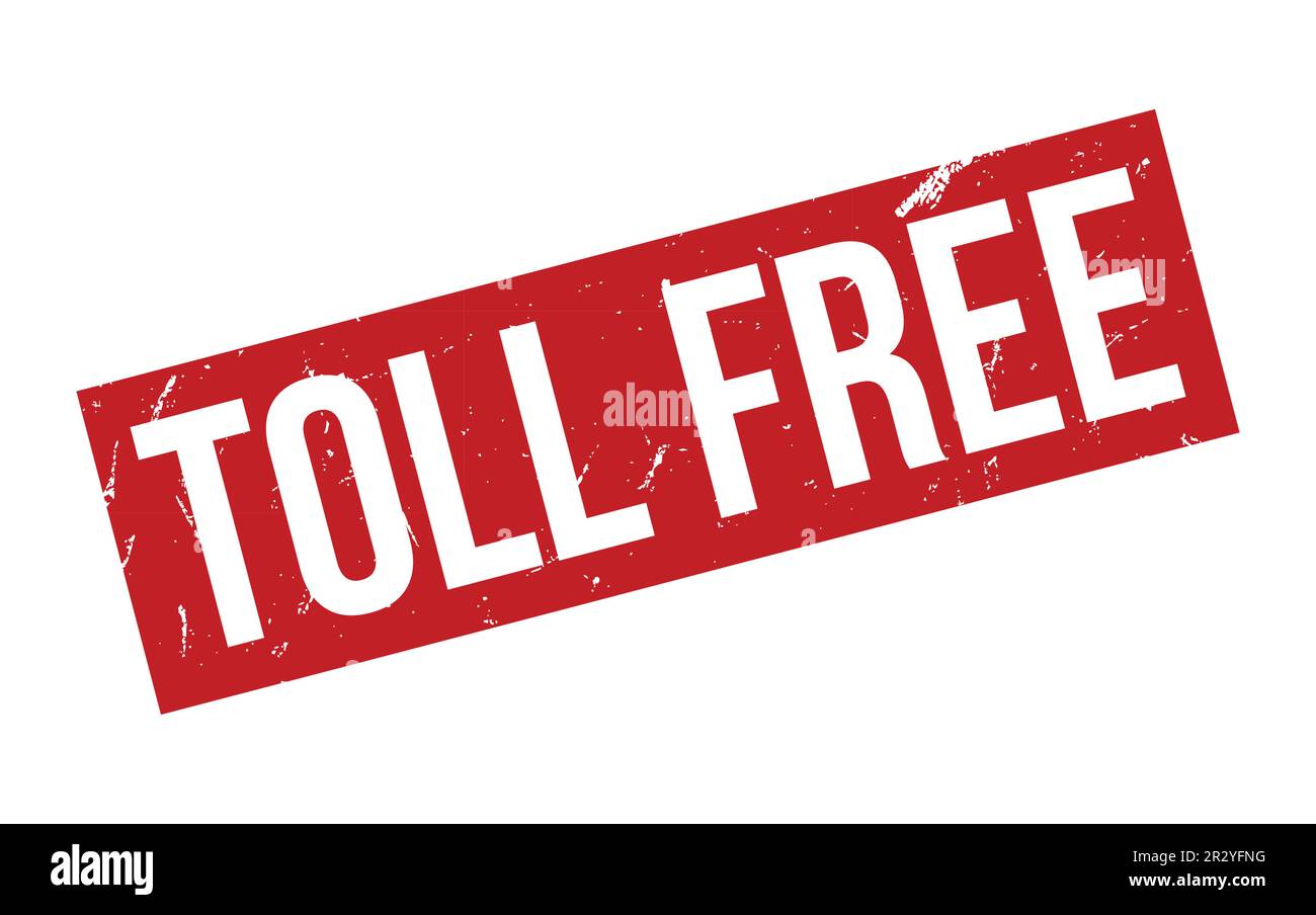 Red Toll Free Rubber Stamp Seal Vector Stock Vector Image & Art - Alamy