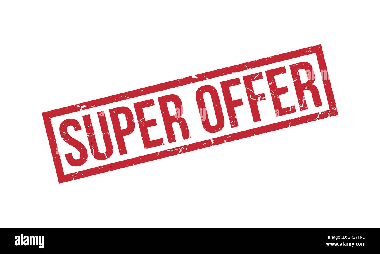 Super Offer Rubber Stamp Seal Vector Stock Vector Image & Art - Alamy