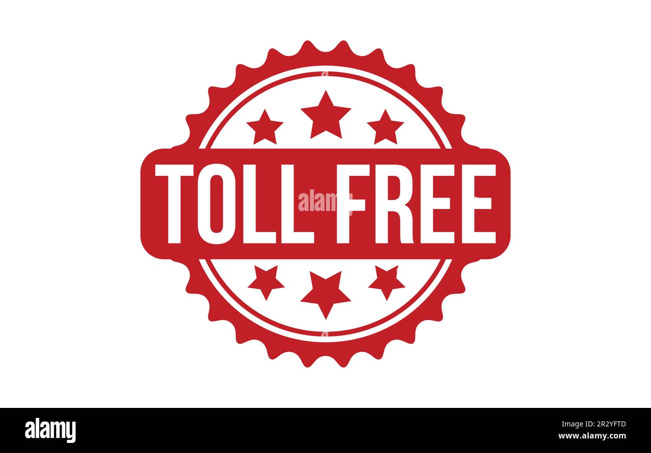 Toll Free rubber grunge stamp seal vector Stock Vector Image & Art - Alamy