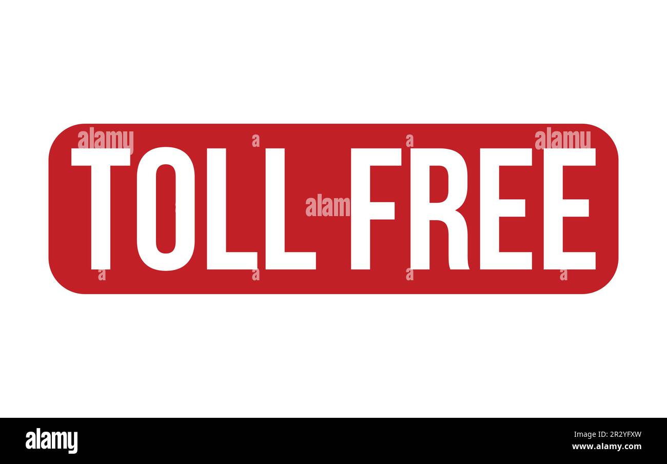 Toll Free Rubber Stamp Seal Vector Stock Vector Image & Art - Alamy