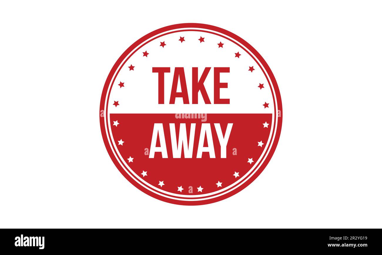 Take Away Rubber Stamp Seal Vector Stock Vector Image & Art - Alamy