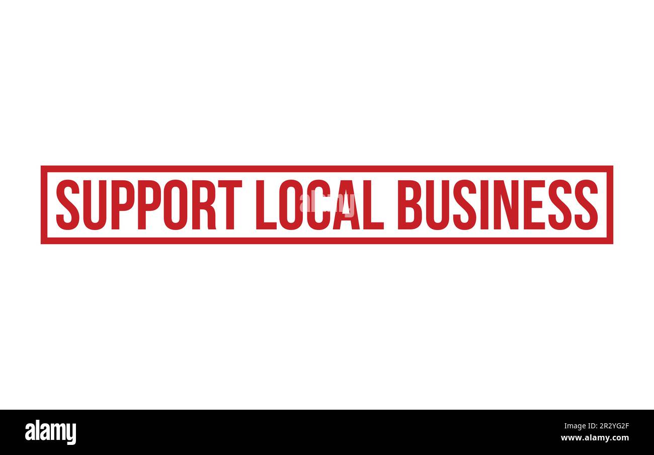 Support local business stamp hi-res stock photography and images - Alamy