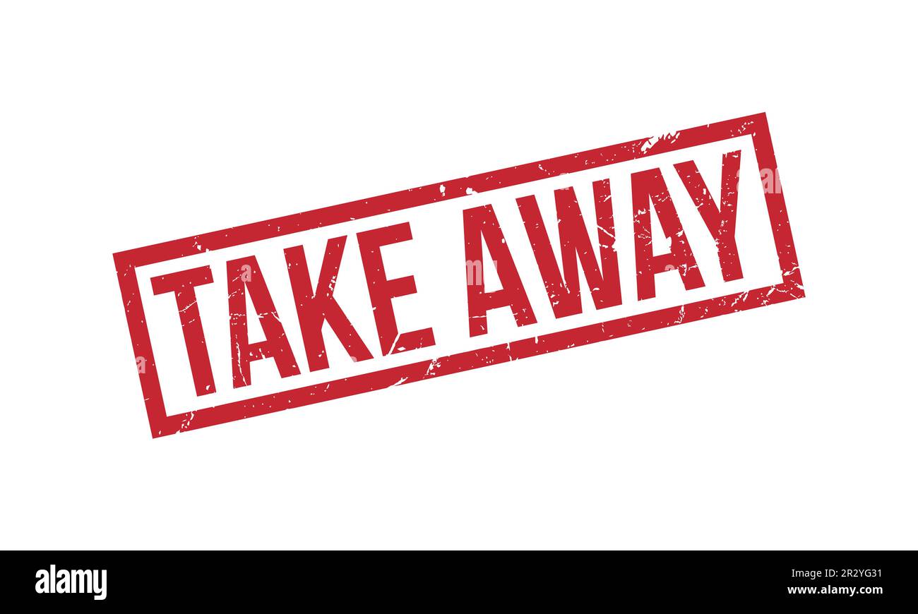 Take Away Rubber Stamp Seal Vector Stock Vector Image & Art - Alamy