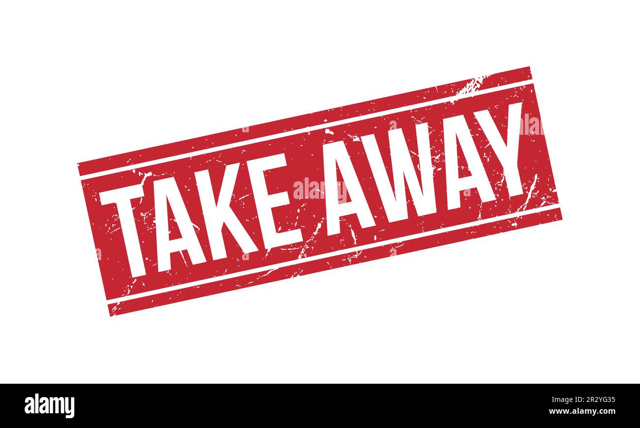 Take Away Rubber Stamp Seal Vector Stock Vector Image & Art - Alamy