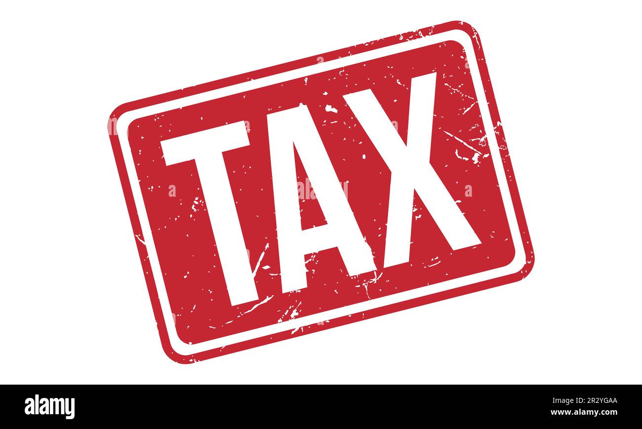 Tax Rubber Stamp Seal Vector Stock Vector Image & Art - Alamy