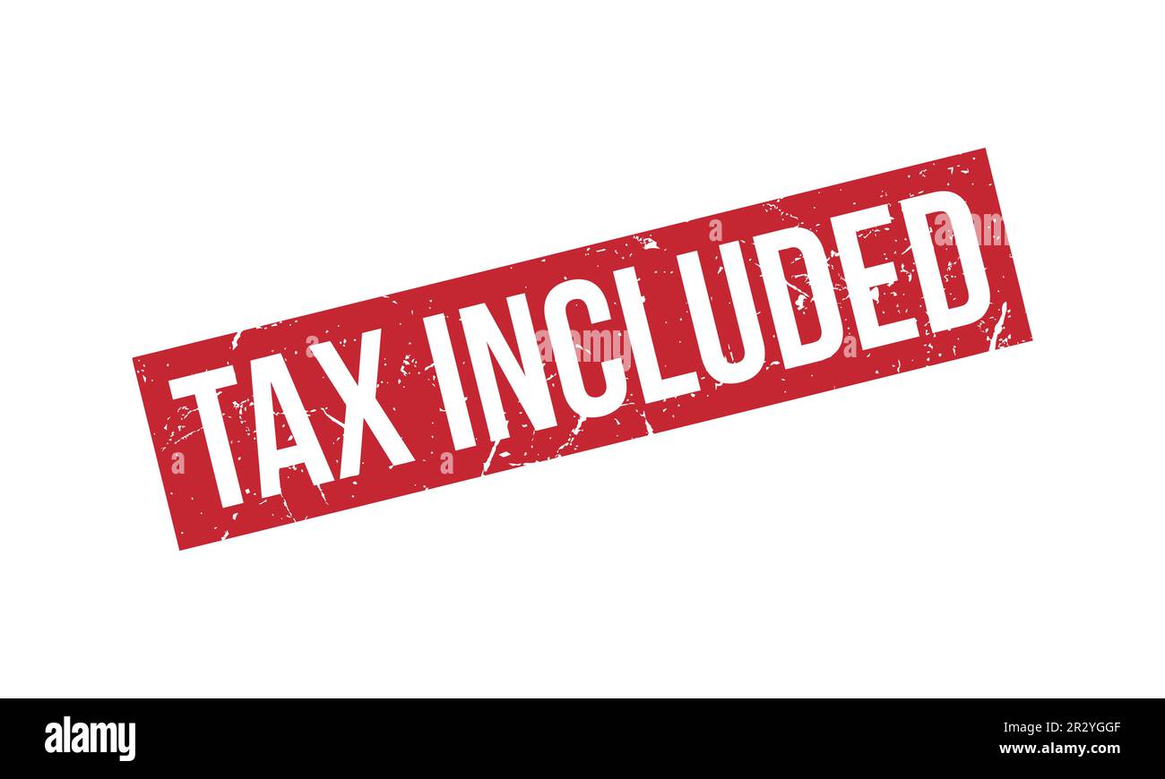 Tax included Stock Vector Images - Alamy