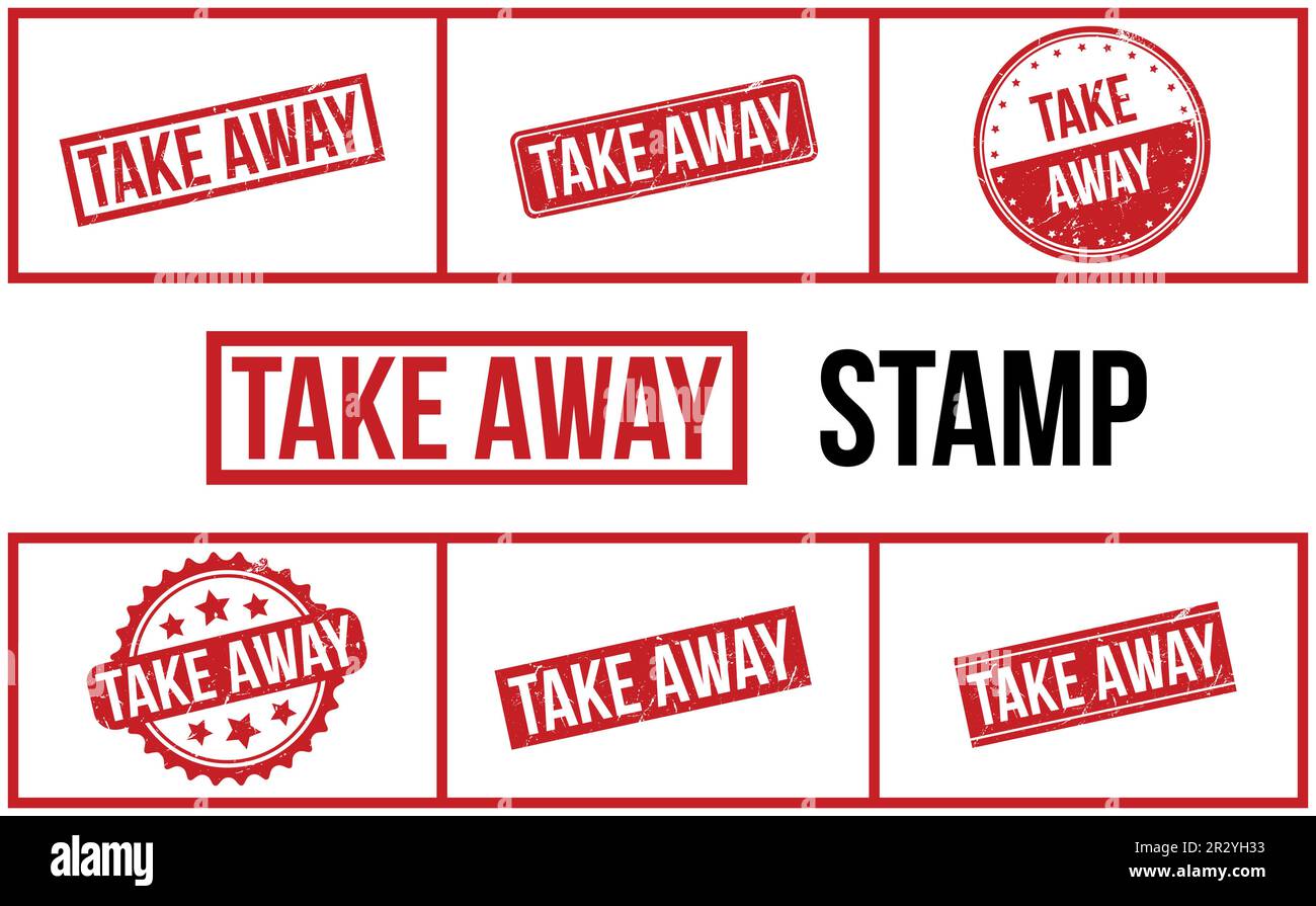 Take away word Stock Vector Images - Alamy