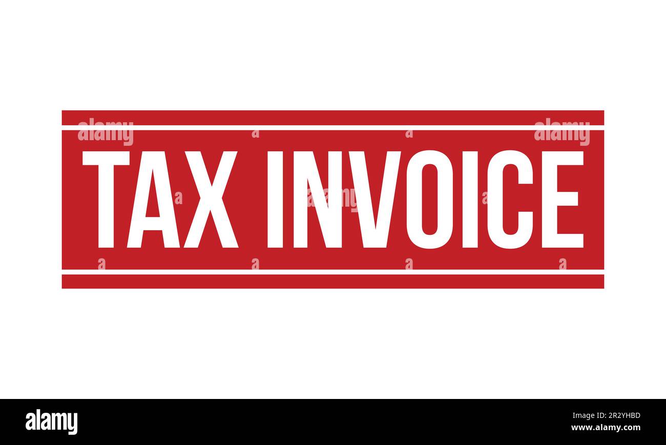 Tax Invoice Rubber Stamp Seal Vector Stock Vector Image & Art - Alamy
