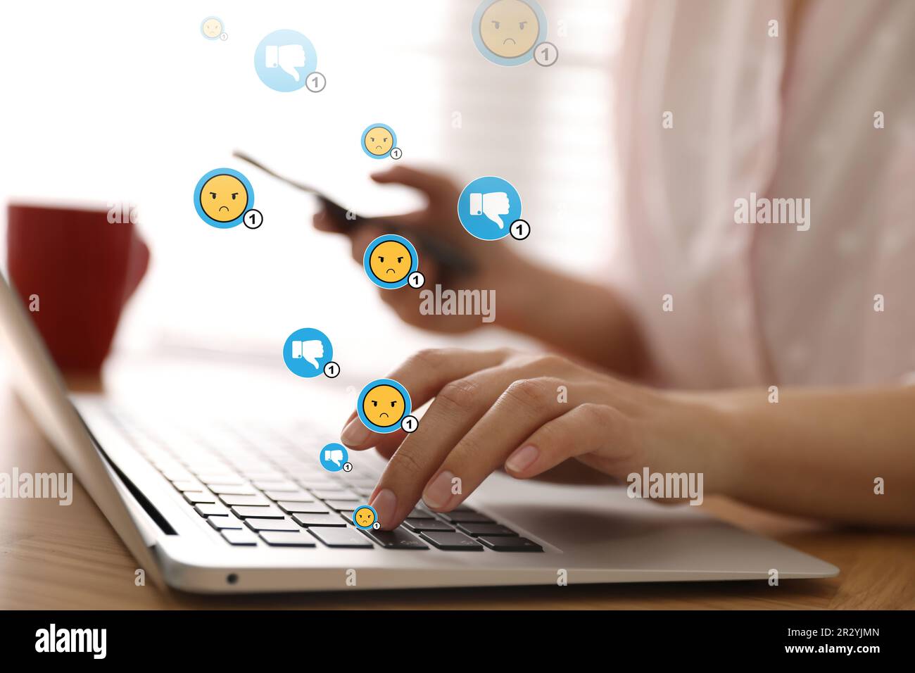 Computer Reaction Face Angry