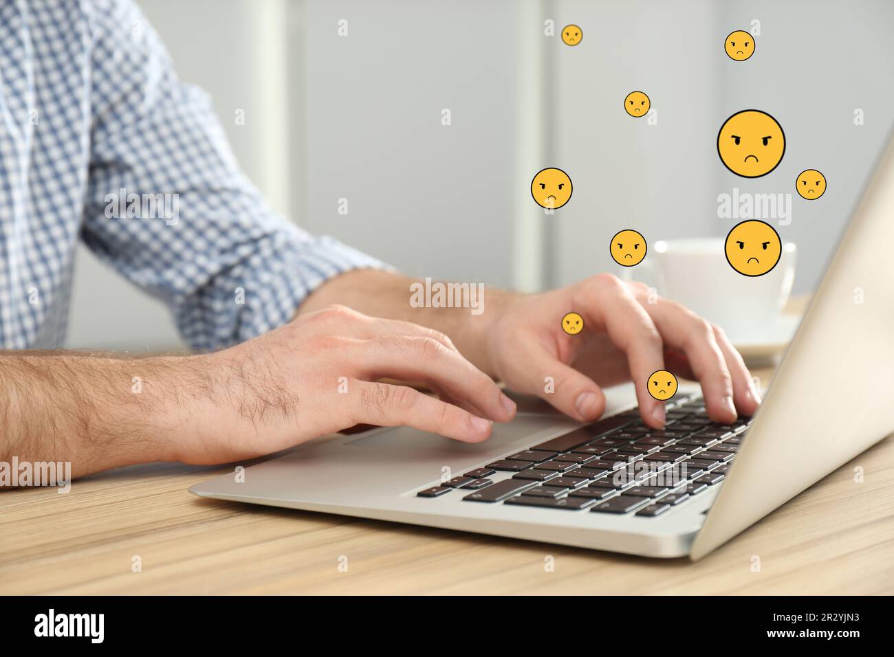 Angry face emoji hi-res stock photography and images - Alamy