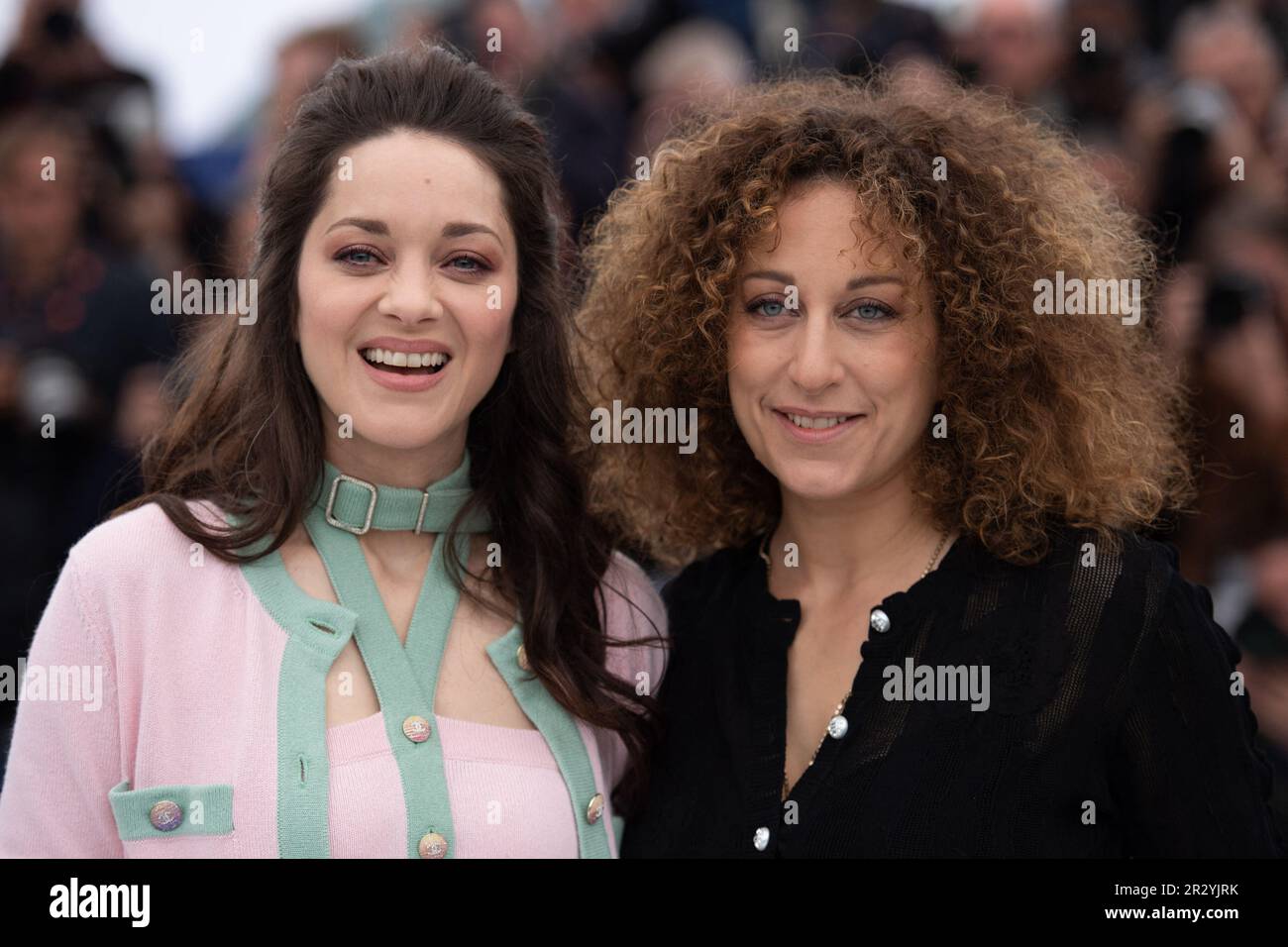 Cannes, France. 21st May, 2023. Marion Cotillard and Mona Achache ...