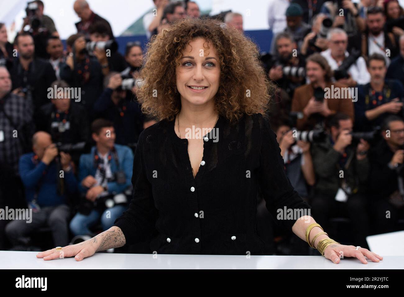 Cannes, France. 21st May, 2023. Mona Achache attending the Little Girl ...