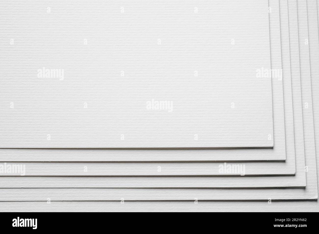 Stack of white paper sheets as background, closeup Stock Photo - Alamy
