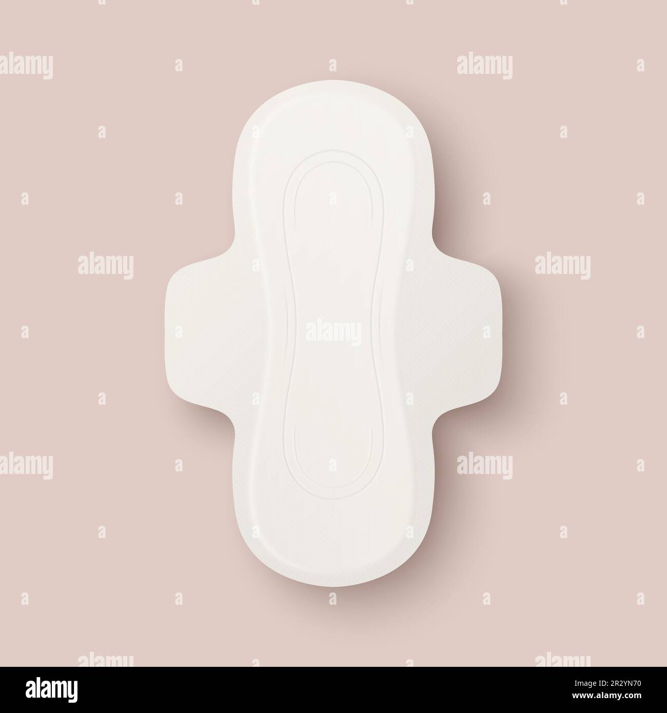 Vector 3d Realistic Menstrual Hygiene Products - Sanitary Pad Icon ...