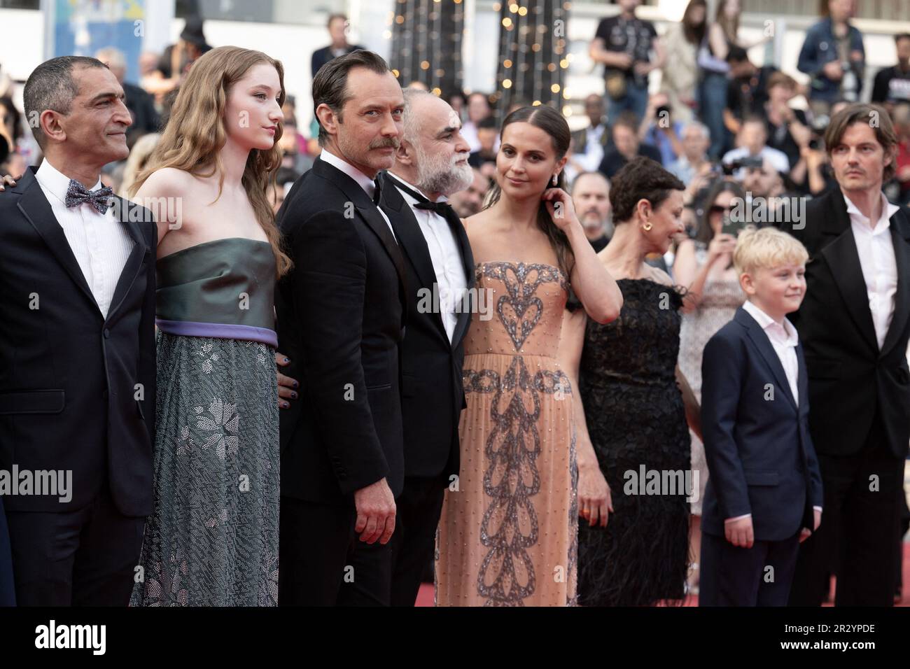 Cannes, France. 21st May, 2023. Producer Gabrielle Tana, Director Karim ...