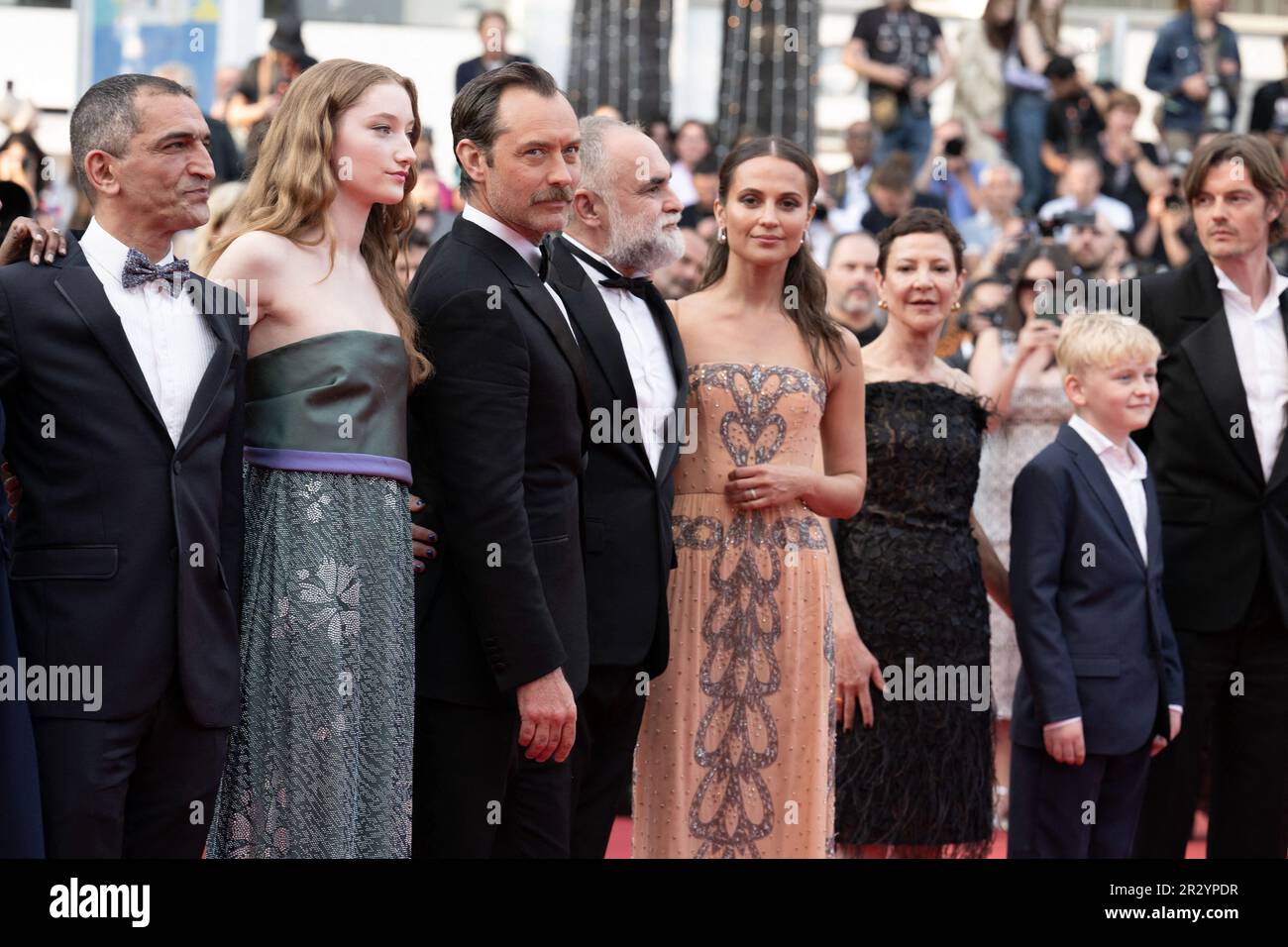Cannes, France. 21st May, 2023. Producer Gabrielle Tana, Director Karim ...