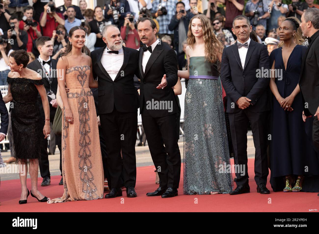 Cannes, France. 21st May, 2023. Gabrielle Tana, Alicia Vikander ...