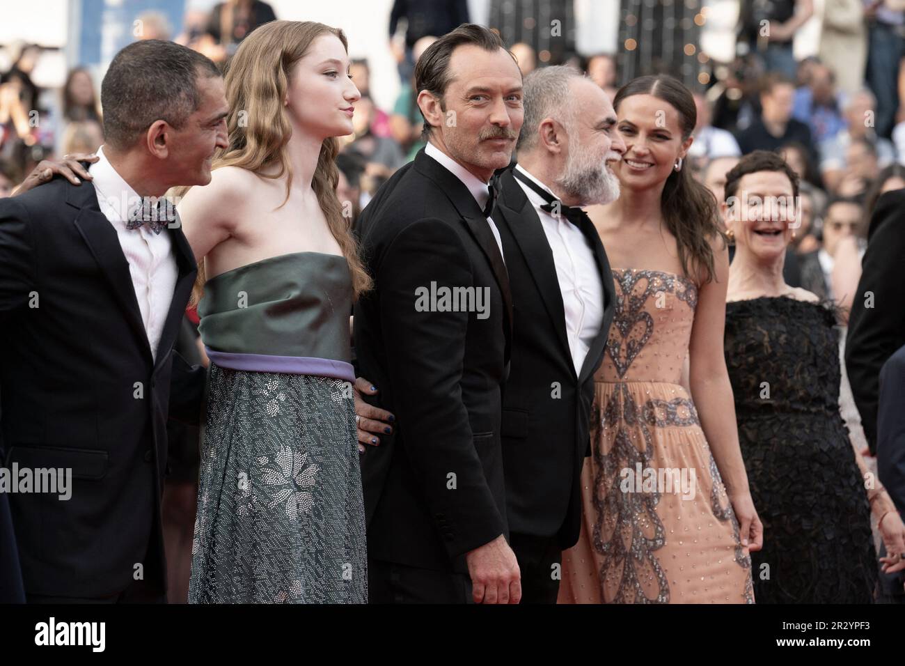 Cannes, France. 21st May, 2023. Producer Gabrielle Tana, Director Karim ...