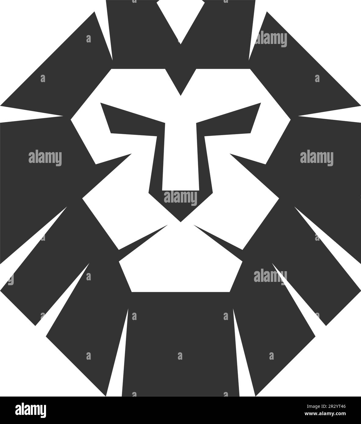 lion logo template. Icon Illustration Brand Identity. Isolated and flat ...