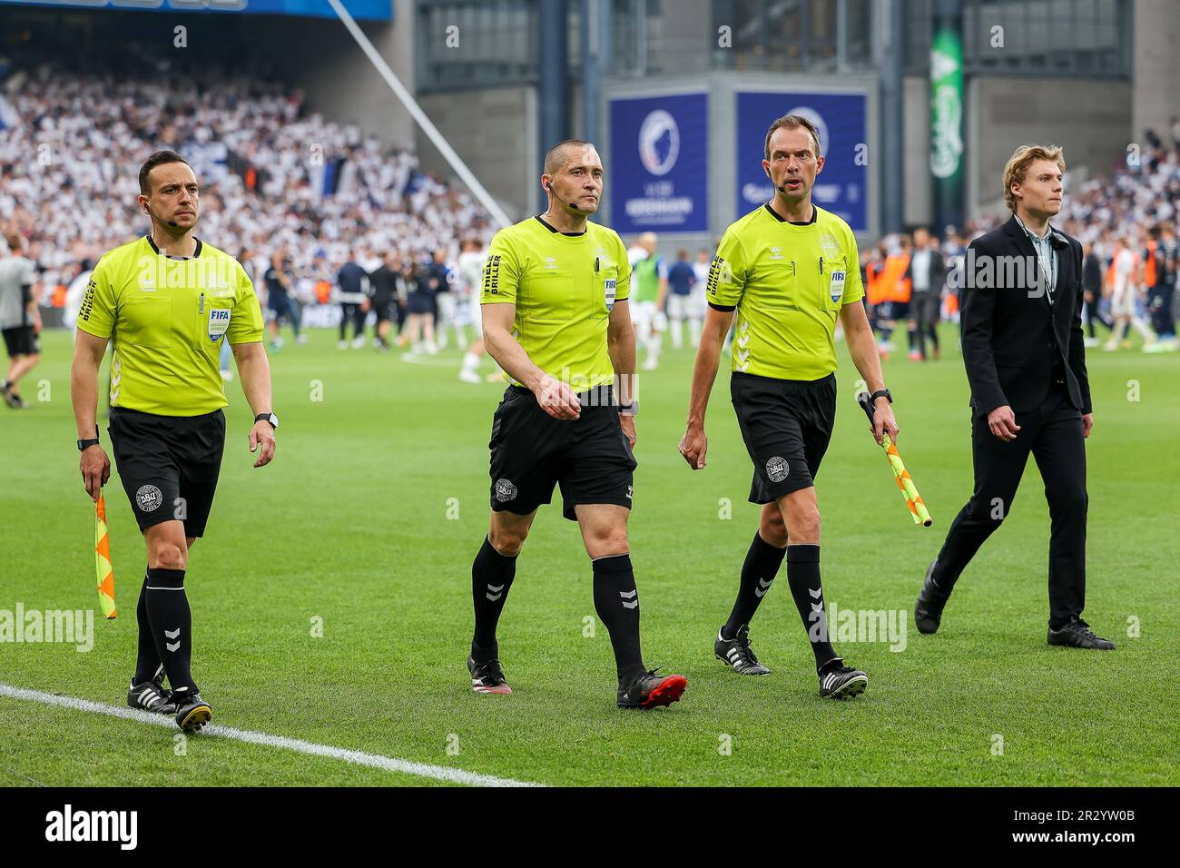 Copenhagen, Denmark. 21st May, 2023. Referee Mads-Kristoffer ...