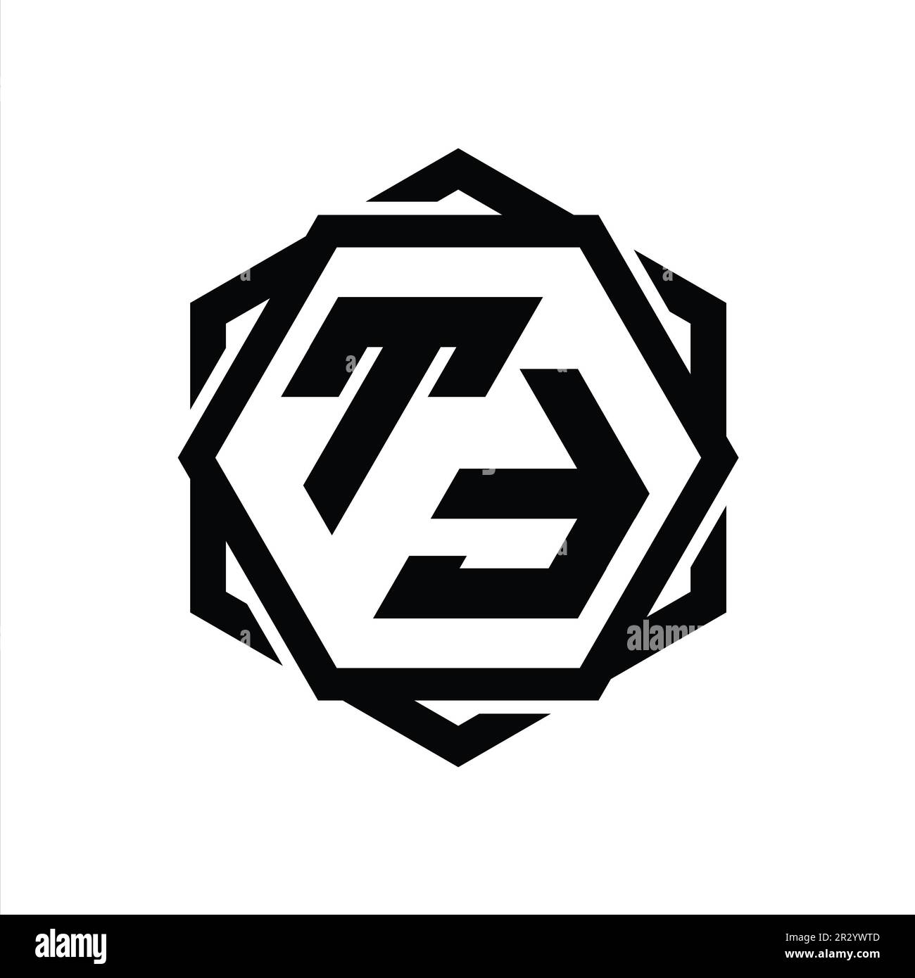 TF Logo monogram hexagon shape with geometric abstract isolated outline ... TF Logo monogram hexagon shape with geometric abstract isolated outline ...