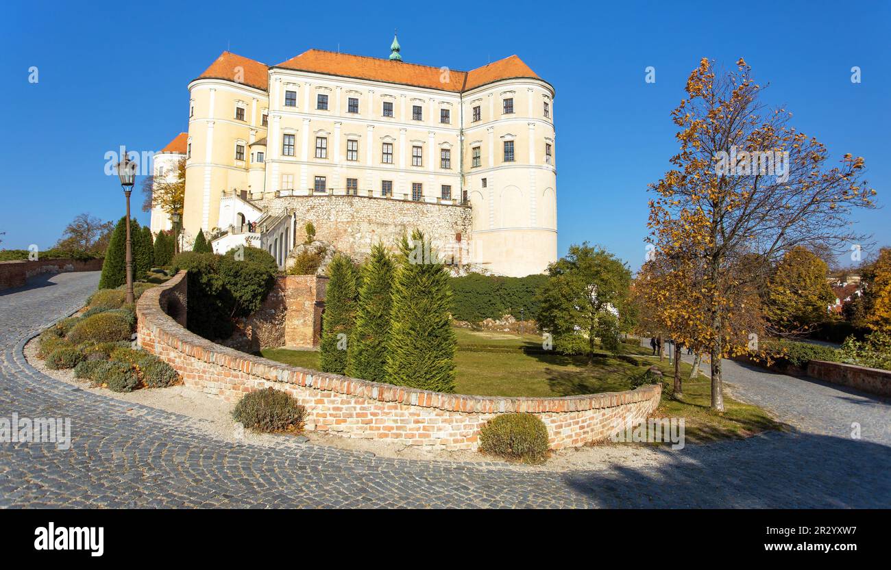 Mikulov Castle, one of the most important castles in South Moravia ...