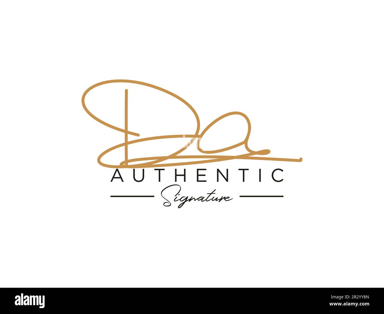 DO Signature Logo Template Vector Stock Vector Image & Art - Alamy