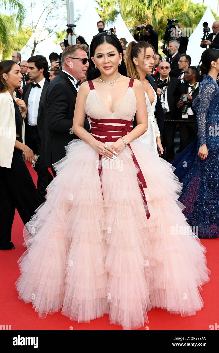 Cannes, France. 21st May, 2023. 76th Cannes Film Festival 2023, evening 6 - red carpet of the ...