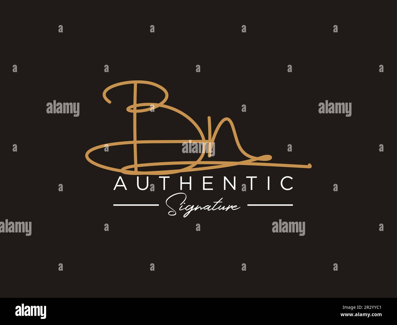 Bn signature hi-res stock photography and images - Alamy
